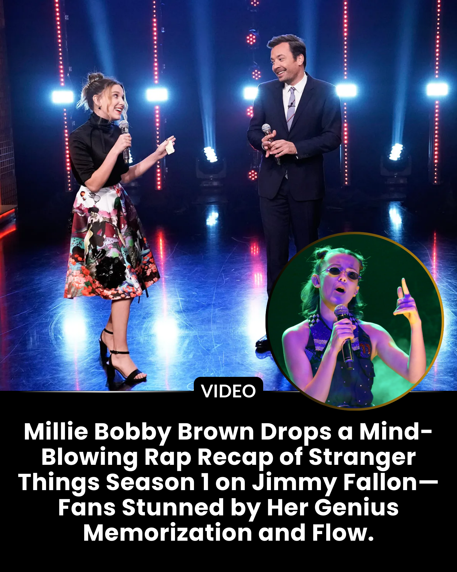 Millie Bobby Brown Drops a Mind-Blowing Rap Recap of Stranger Things ...