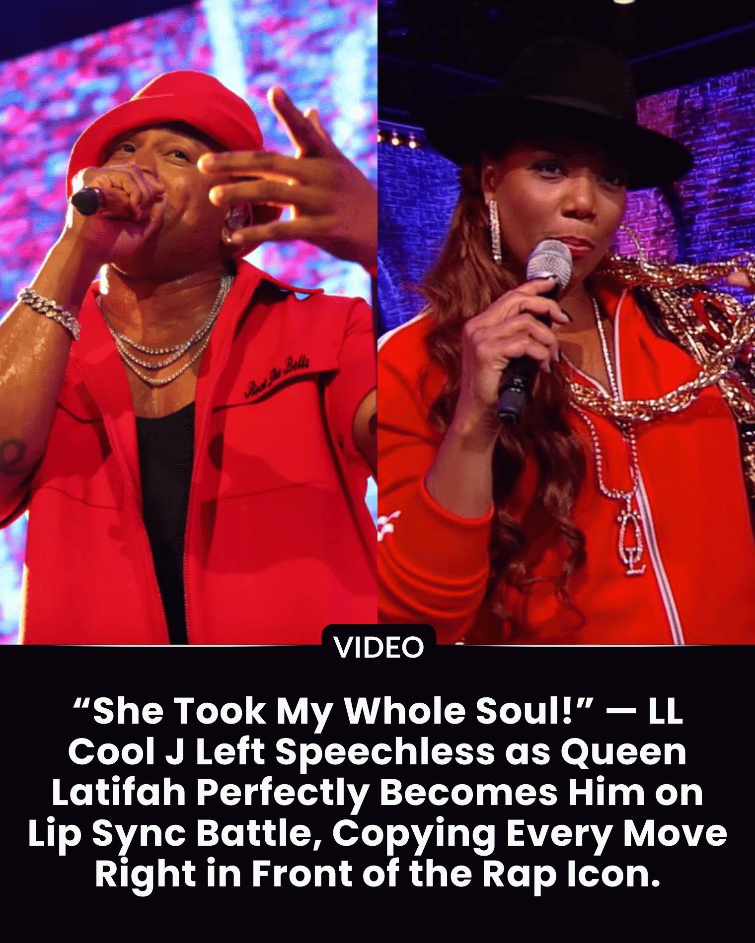 “She Took My Whole Soul!” — LL Cool J Left Speechless as Queen Latifah ...