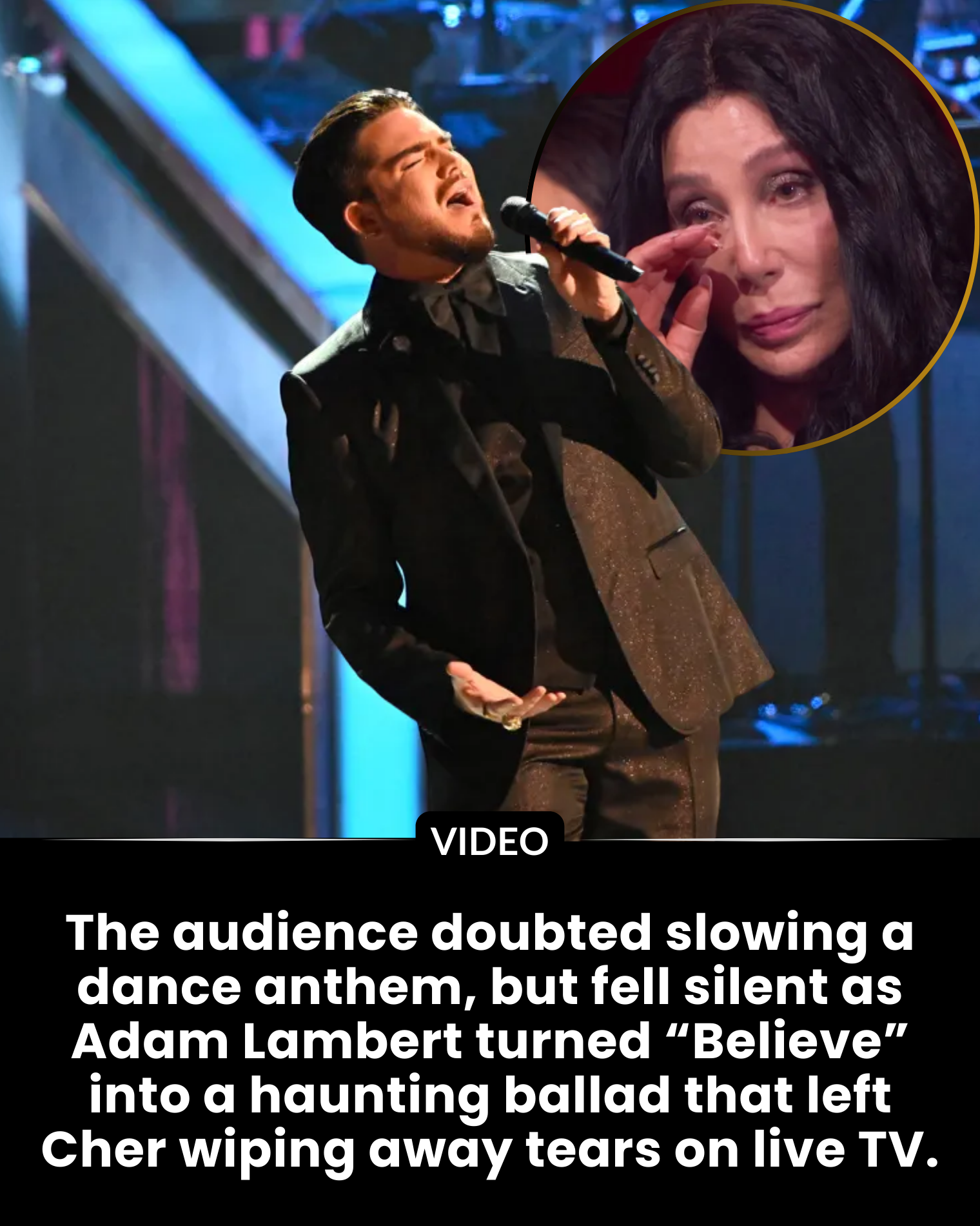 The audience doubted slowing a dance anthem, but fell silent as Adam ...