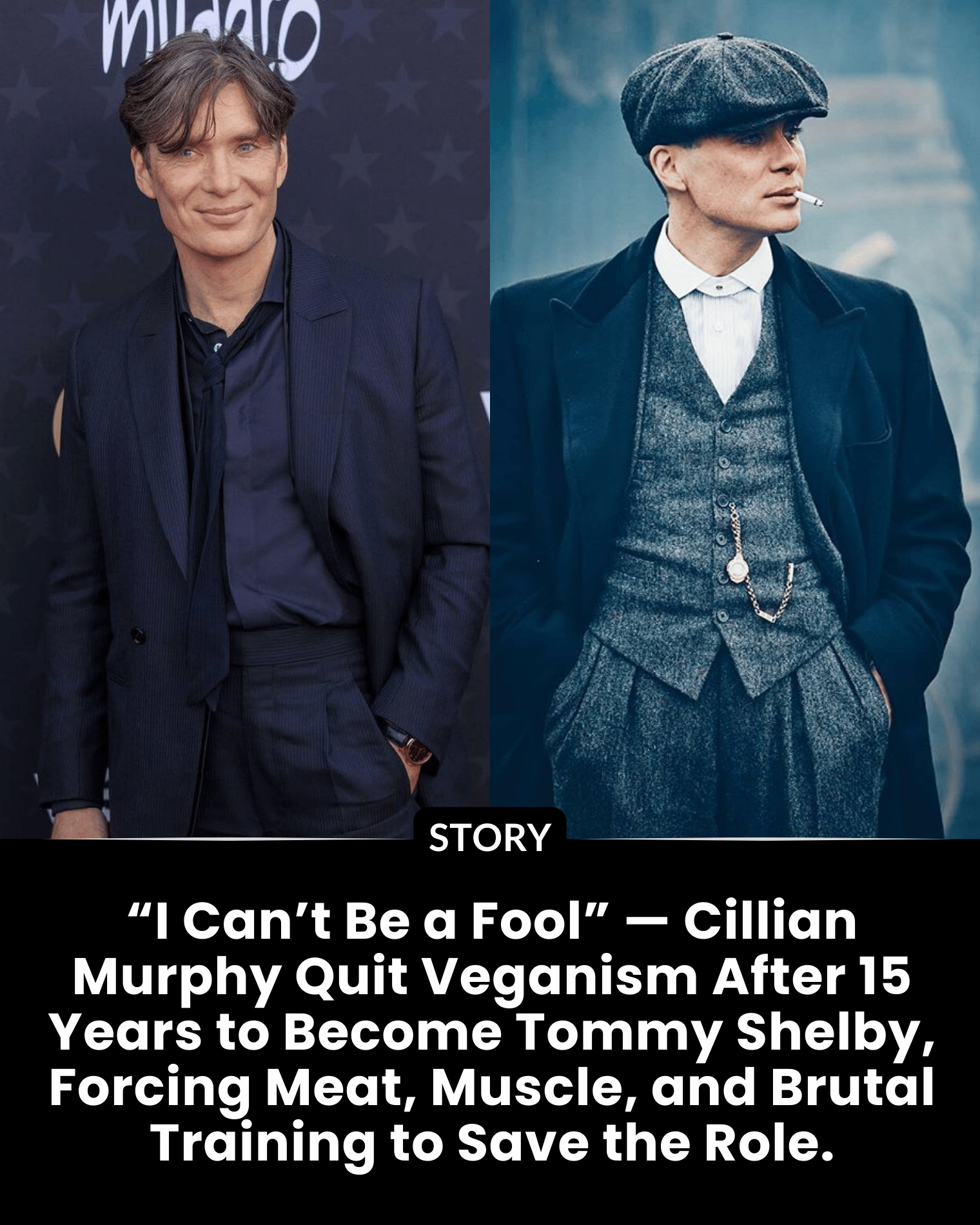 “I Can’t Be a Fool” — Cillian Murphy Quit Veganism After 15 Years to ...