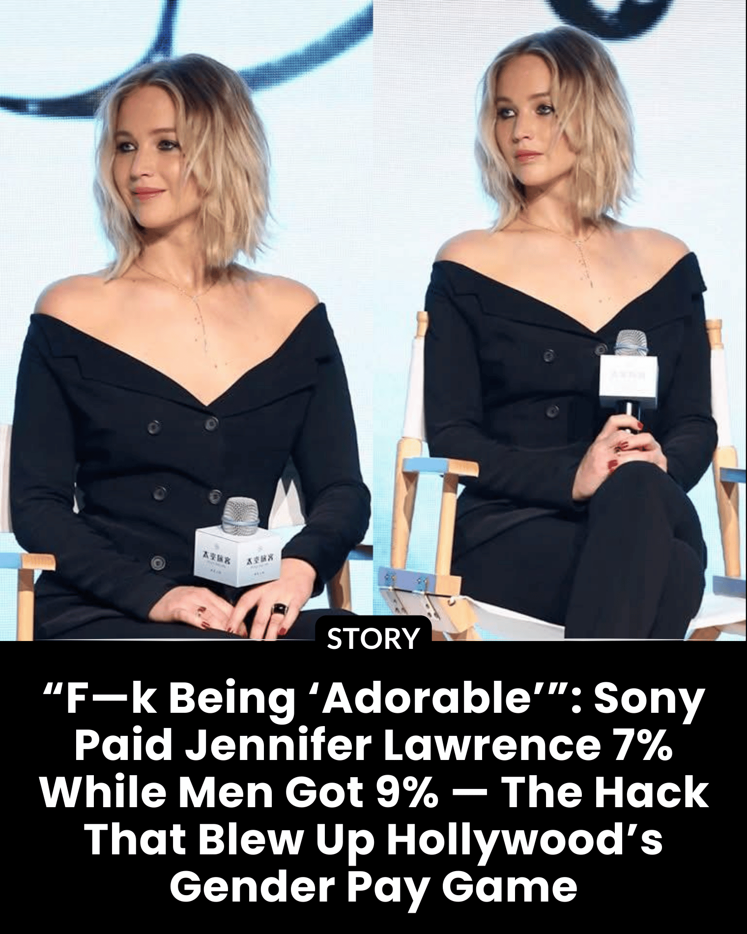 “F—k Being ‘Adorable’”: Sony Paid Jennifer Lawrence 7% While Men Got 9% ...